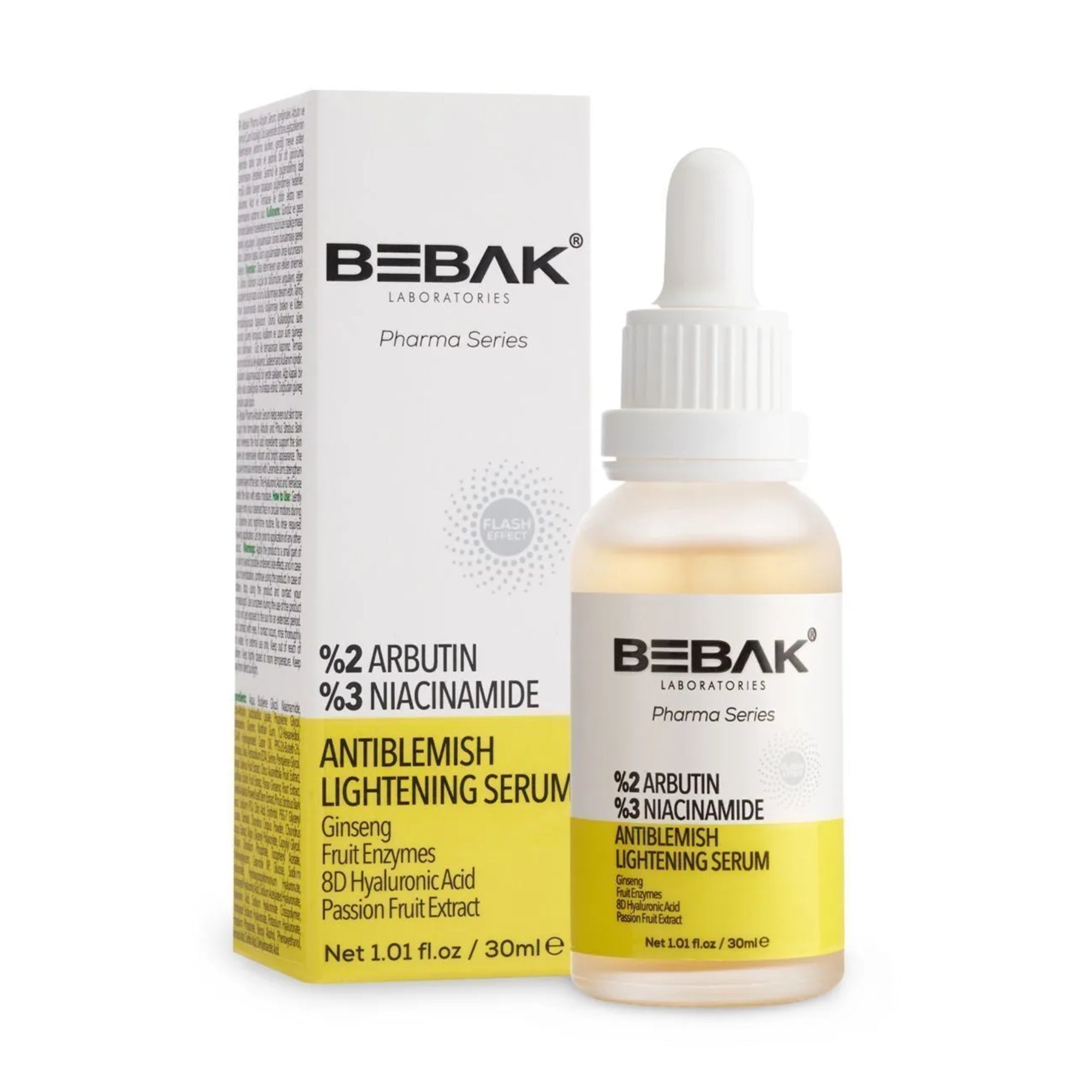 Sérum Facial Bebak Antiblemish Lightehing Pharma Series 30ml – Mechu2